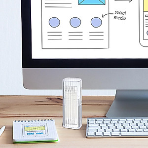 Qtip Holder Travel Case, Clear Acrylic Cotton Swab Storage Box, Durable Cotton Swab Holders, Elegant Design Qtip Holder, Compact Design Qtip Container, Ideal Cotton Swab Holder Flossers Floss Picks