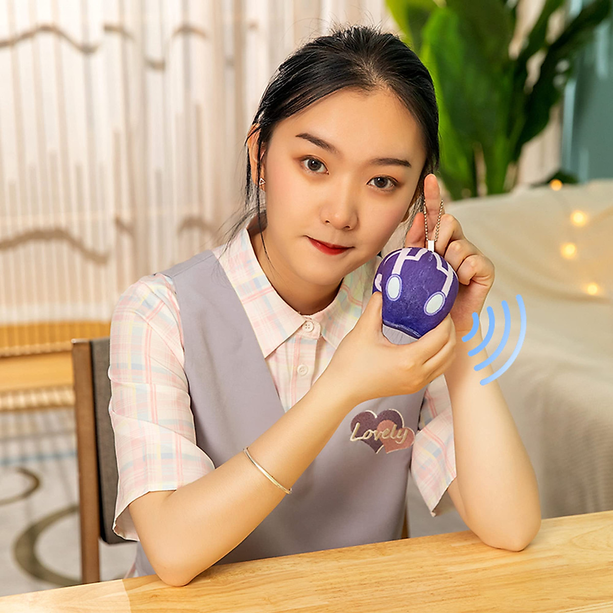 Zazzer Genshin Impact Plushies Set of 7 Cartoon Animal Slime Toys (3.9" Polyester, Machine Washable)