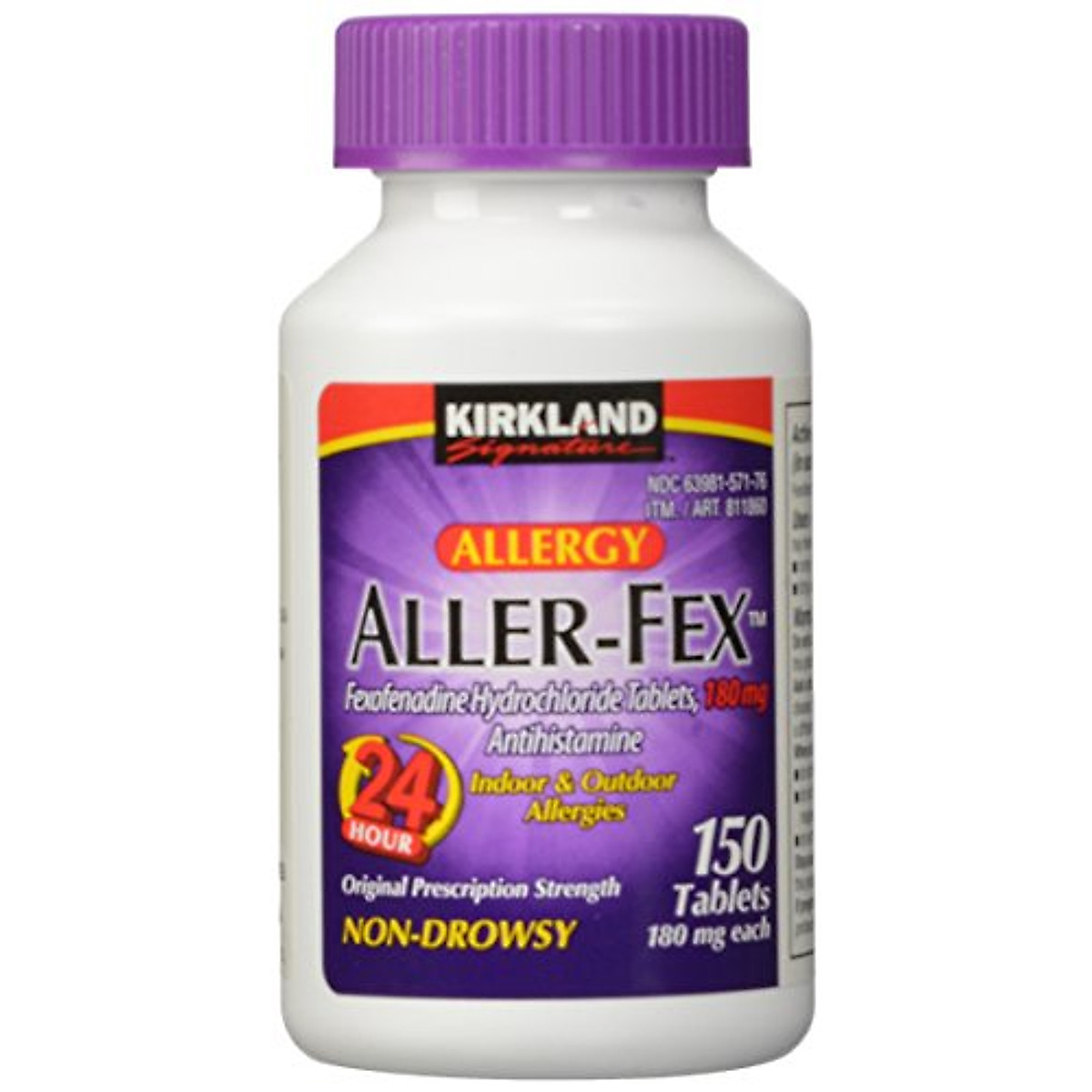 Kirkland Signature Aller-Fex , 180 mg 150 Tablets
