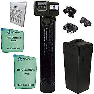Fleck 5600 SXT Meter Demand Water Softener 48,000 Grain Capacity 10% Commercial Grade Cation Resin