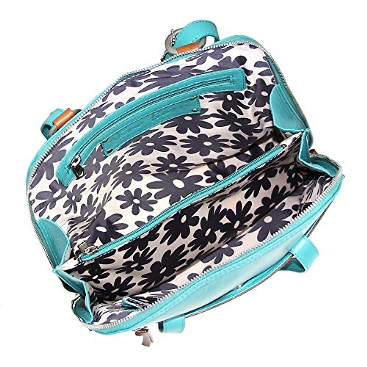 Carina Convertible Leather Tote/Backpack (Stone)