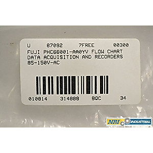 FUJI PHC66001-AA0YV FLOW CHART DATA ACQUISITION AND RECORDER 85-150V-AC B314888