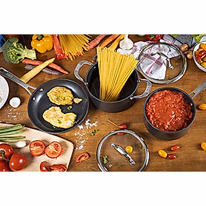 Kuhn Rikon Easy Pro Non-Stick Dutch Oven with Glass Lid, 5 litre/24 cm