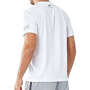 NORTHYARD Men's UPF 50+ UV Sun Protection Shirts SPF Quick Dry Short Sleeve T-Shirts for Active Hiking Fishing Swim White M