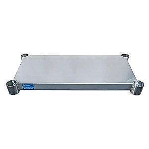 Additional Undershelf for AmGood Work Table | Adjustable Galvanized Steel Undershelf (24" x 36")