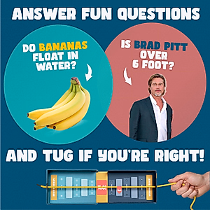 TUG! Trivia Battle Board Game | 2-20 Players | Tuga War in a Box | Party Game | Adults & Kids 12 13 14 15 + | 1400 Questions | Best Fun Card Games for Family, Couples, Teens