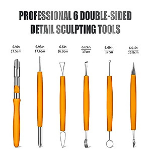 Upgraded 12 PCS Pumpkin Carving Kit Tools for Kids & Adults with Carrying Case, Heavy Duty Safe Stainless Steel Pumpkin Carving Knife knives Carver Set Professional for Halloween Decorations