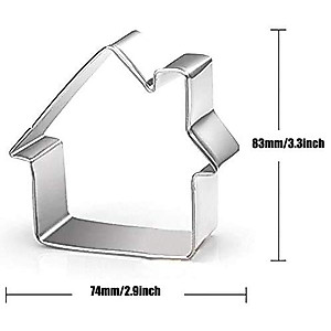 WOTOY House Biscuit Cookie Cutter - Stainless Steel