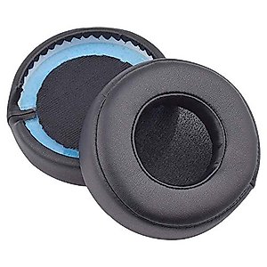 Muigiwi Replacement Ear Earpads Ear Pad Ear Cushion Cover Repair Parts Compatible with Beats by Dr Dre Pro Detox Headphones(Black)