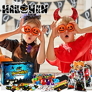 192Pcs Halloween Favors Stationery Gift Set, Trick or Treat Gifts for Kids, Halloween Party Favors for Kids Classroom Prizes Bulk Halloween School Supplies Goodie Bag Stuffers Fillers