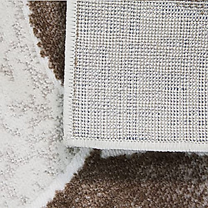 SUPERIOR Palesa Rustic Floral Indoor Area Rug, 2' x 3', Hazelnut (Palesa Indoor)