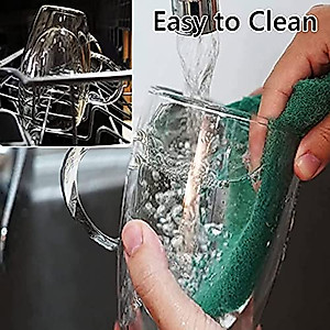 E-Greetshopping 16 oz Double Wall Glass Coffee Mugs,Insulated Layer Coffee Cups with Handles,Cappuccino Latte Macchiato Glasses Cups, Heat Resistant for Hot Drinks Tea Milk Juice Ice Cream(Set of 2)