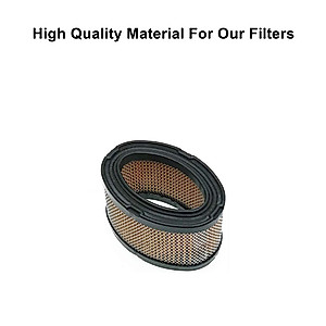 MOWFILL 2 Pack 33268 Air Filter Replace for Tecumseh 33268 33263 John Deere M49746 Oregon 30-100 Stens 100-115 Fits Tecumseh HM70 HM80 H80 VM80 HM100 HXL840 TVM195 8HP 9HP 10HP Engines Lawn Mower