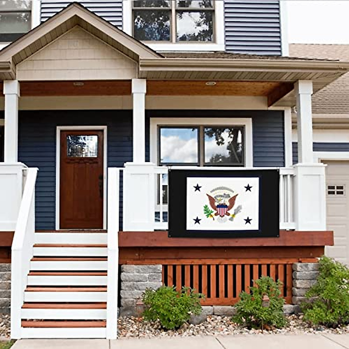 Flag Of The Vice President Of The United States (Fringed) Personalized Festive Banners To Add Atmosphere To Your Celebration 47Ã—71in