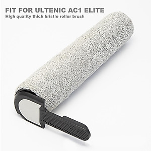 Vacuum Replacement Brush Set and Filter Fit For Ultenic AC1 Elite Wet and Dry Vacuum Cleaner (Brush Roll+ 2 Filter+ Scraper)