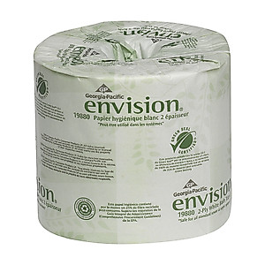 Envision 1988001 Bathroom Tissue, 550 Sheets/roll, 80 Rolls/Carton