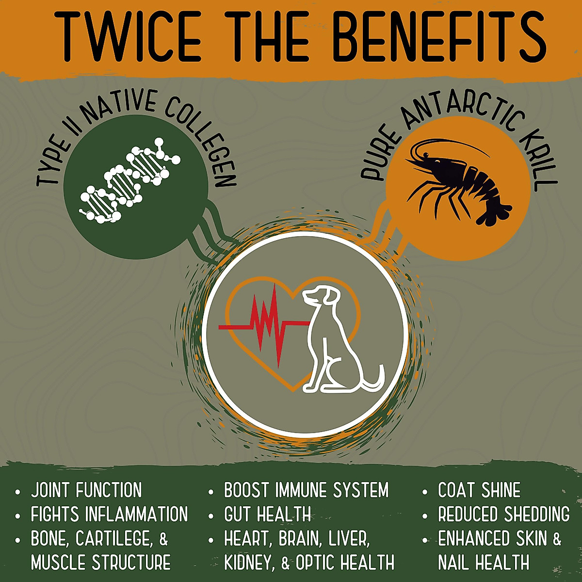 DogBone Krillagen Super Chews Dog Health Supplement | Dog Joint Supplement | Dog Health Supplies | Omega 3 for Dogs | Dog Supplements and Vitamins | Collagen Chews for Dogs| Krill for Dogs