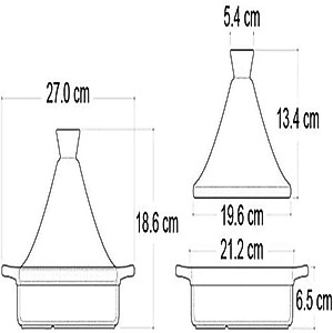 MDybf Casserole Ceramic Casserole Tagine Pot with Lid,Steamer Braiser Pany Cookware Earthen Pot for Braising Slow Cooking Casserole Dish/Pink/1.3Quart