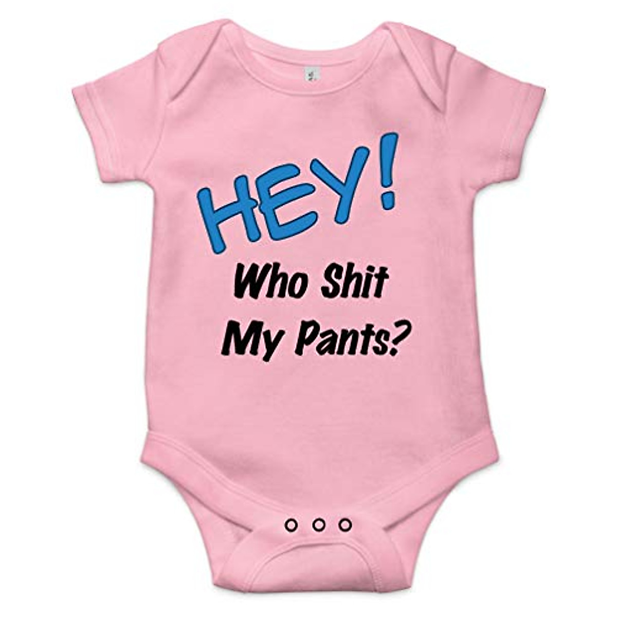 TripleBDesigns Hey Who Shit My Pants? Funny Baby Onesie, Infant Bodysuit