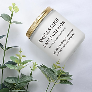 Breast Cancer Gifts for Woman - Cancer Care Gifts, Cancer Comfort, After Breast Surgery Recovery Gifts for Women, Chemo Patients, Breast Cancer Survivor Gifts, Lavender Scented Candle