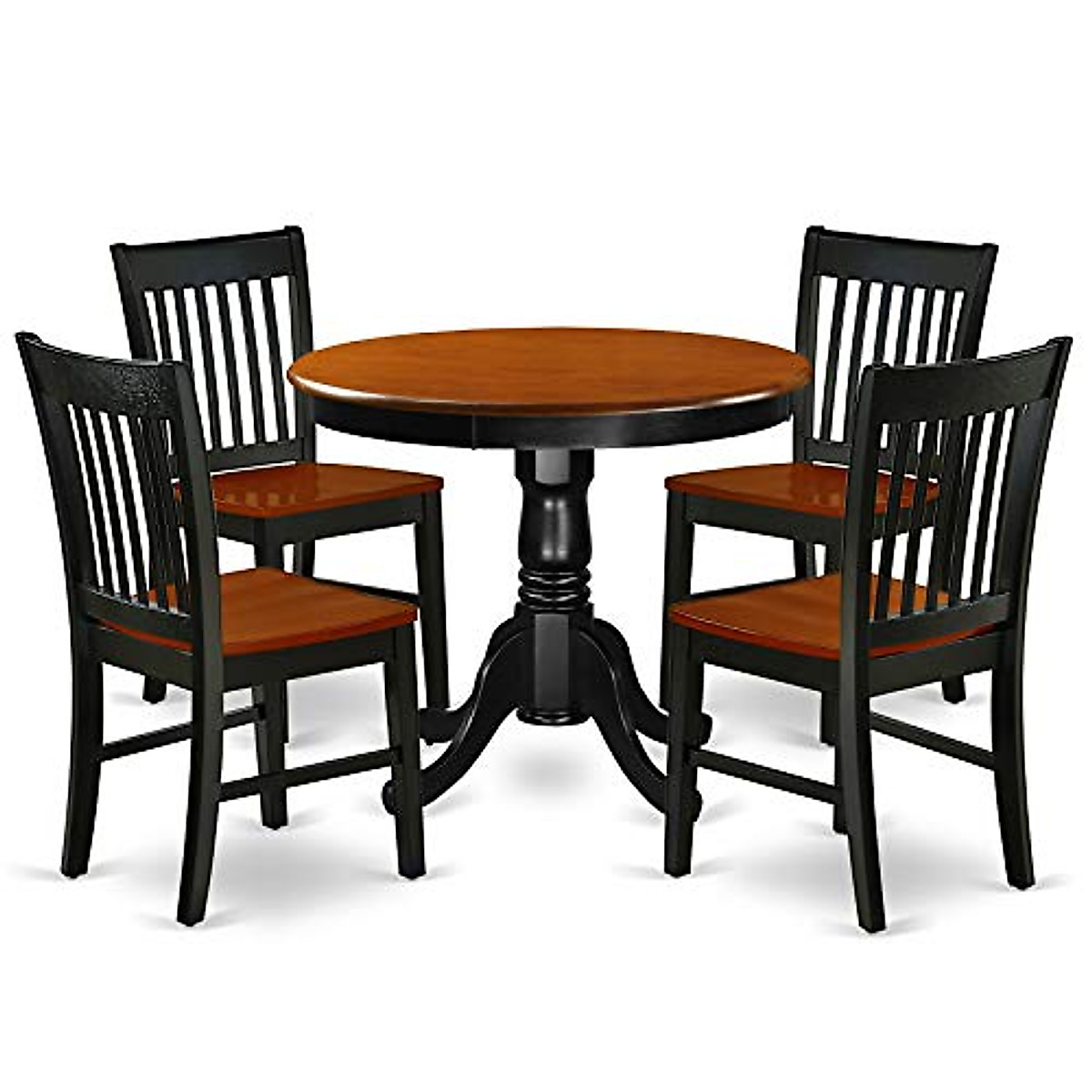 East West Furniture ANNO5-BCH-W