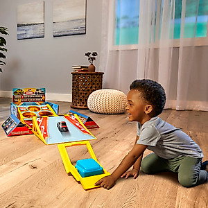 Little Tikes® My First Cars™ Crazy Fast™ 4-in-1 Dunk’n, Stunt’n, Game’n Set with one Exclusive Pullback Toy Car Vehicle, Goes up to 50ft!