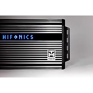 Hifonics ZTH-1425.4D Zeus Theta Compact Full Range 4 Channel Car Audio Amplifier (Silver) – Class D Amp, 1400-Watt, Onboard Electronic Crossover, Built-in Bass Control, Bridgeable