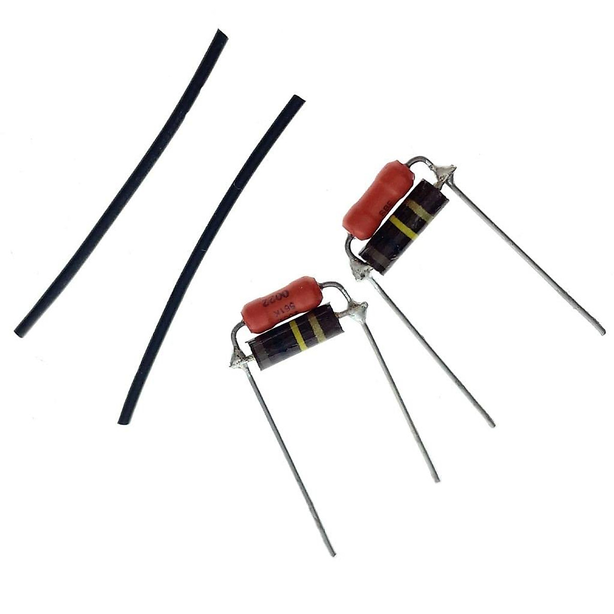 Pack of 2 Electric Guitar Treble Volume Bleed Circuit Kit SBE Cap Capacitor with Allen Bradley Resistance