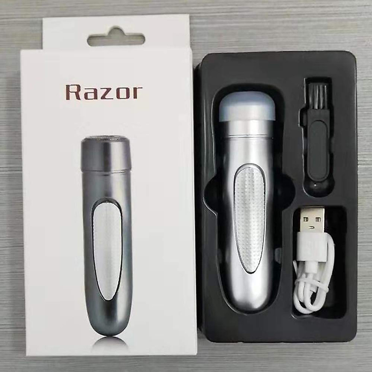 Men's Mini Single Head Shaver Men Electric Razor Manual Face Shaver for Man