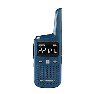 T383 Blue 25 Mile 2 Way Radio W/Charging Dock