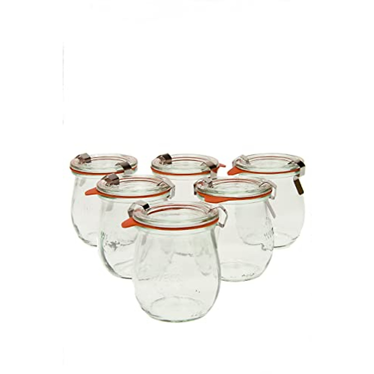 Weck 762 Jelly Jar - 1/5 Liter, Set of 6