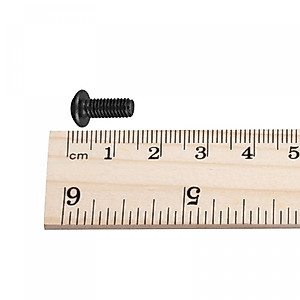 uxcell M4x12mm Hex Socket Button Head Cap Bolts Screws Alloy Steel 200pcs