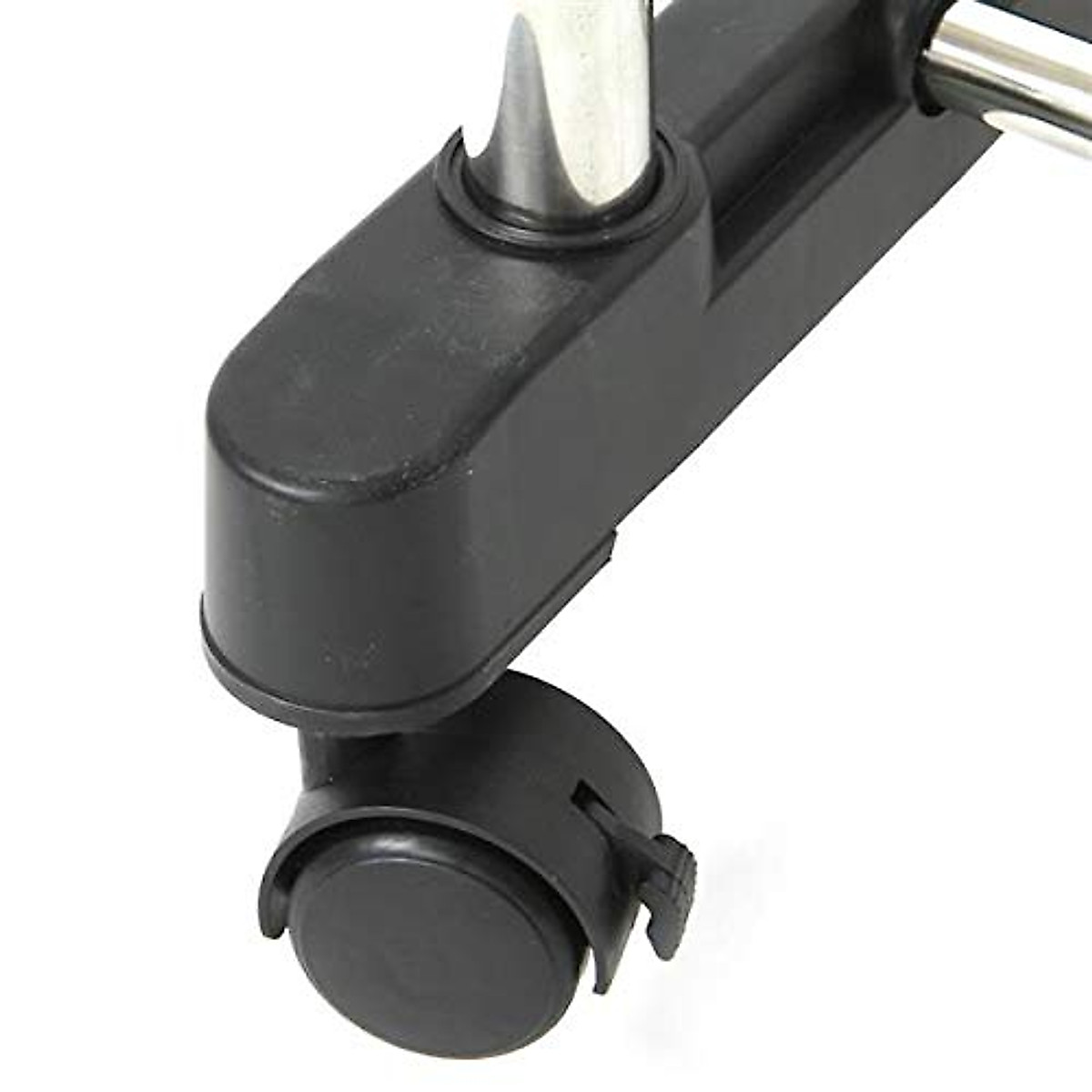 Thxbye Garment Rack, Clothes Rack Dual-bar Vertically-Stretching Stand Shoe Coat Storage Organizer Shelf in Entryway Office Shop Laundry Corner Space Saving