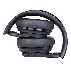 whitegoose Active Noise Cancelling Headphones,Bluetooth Headphones with Microphone,Wireless and Wired Over Ear Bluetooth Headphones,HiFi Sound,35H Music Time,Foldable,Black