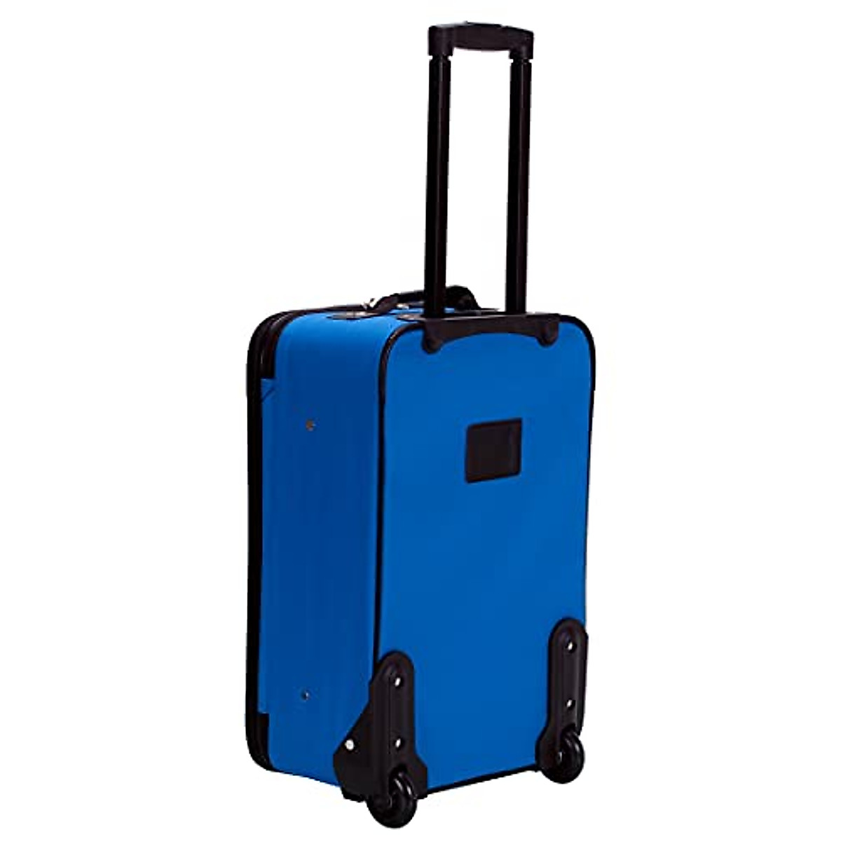 Rockland Journey Softside Upright Luggage Set,Expandable, Blue, 4-Piece (14/19/24/28)