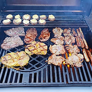 MOASKER 15-1/4" 7636 Grill Flavorizer Bars for Weber Spirit II E-310 S-310 E-320 S-320, Porcelain-Enameled Heat Plates for Weber Spirit E/S-310, E/S-320 Series Model (with Front Control Knobs), 67046