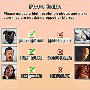 Yofair Custom Face Socks for Men Personalized Funny Socks with Picture Customized Socks Couples Christmas Gag Gifts for Women