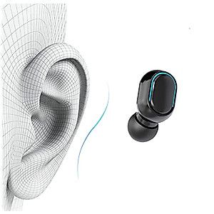 Teenway Bluetooth Earbud Headphones with Wireless Charging Case IPX6 Waterproof TWS Bluetooth 5.0 Stereo Headset E7S
