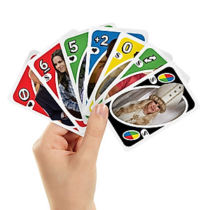 Mattel Games ​​UNO Schitt's Creek Card Game for Teens & Adults for Family or Game Night with Special Rule for 2-10 Players