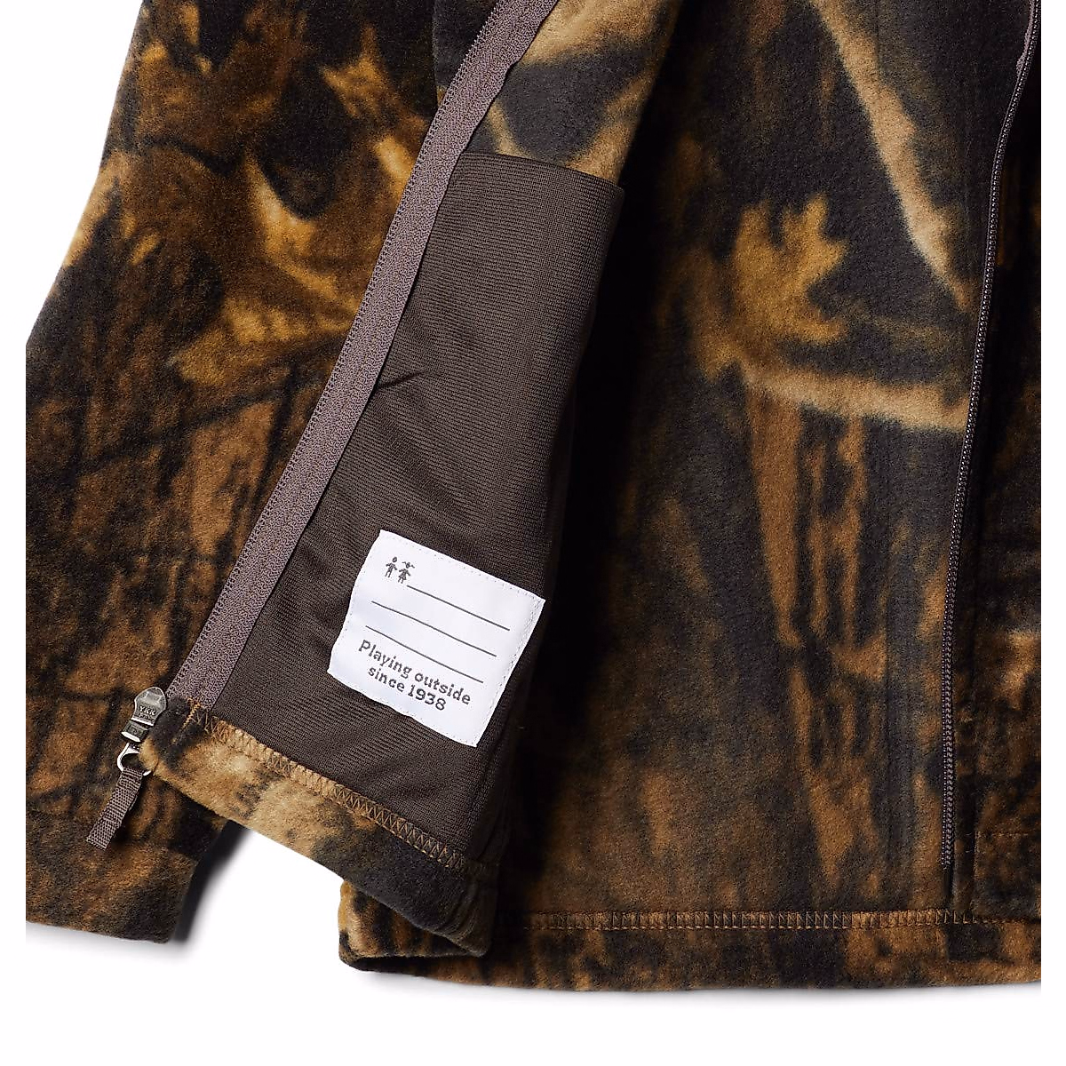 Columbia Baby Boys Zing III Fleece Jacket, Timberwolf, 12-18 Months