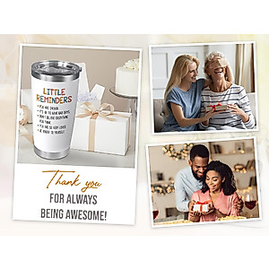 Palorix Gifts for Women - 20 oz Stainless Steel Insulated Coffee Tumbler with Lid - Christmas Birthday Retirement Inspirational Encouragement Motivation Gifts for Women Friends Coworkers