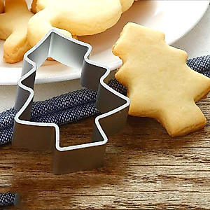 Artcome 40Pcs Christmas Cookie Decorating Tool Set, 28Pcs Cookie Cutters, 6Pcs Easy Squeeze Write Bottles and 6Pcs Sugar Stir Needles, Cookie Decorating Supplies Kit For DIY Cookies and Cakes