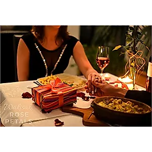 (Ready-to-use, Scented) 1,000 PCS Silk Rose Petals for Wedding Flower Petals for Romantic Decorations Special Night for Him Set or Her, for Proposal Anniversary Valentine's (Dark Red)