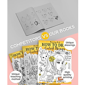 Drawing Book How to Draw Coolest Things Anatomy Shading Textures: This Drawing Guide Easy Way to Learn How to Draw. Basic and Beyond