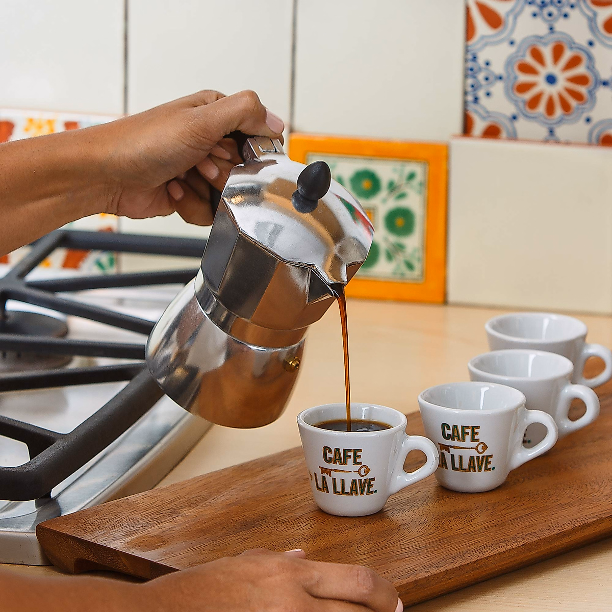 Cafe La Llave Espresso Dark Roast Coffee, 16 Ounce (Pack of 3)