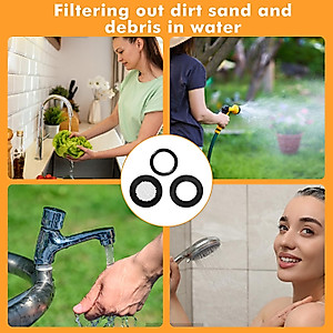 PEOVLVN 32 Pieces Rubber Washers, 1/2 Inch Garden Hose Gasket Faucet Washers Assorted Kit includes 10 O-Ring Washers 14 Flat Hose Washers 8 Filter Net Shower Hose Gasket Washers, 583762_1_DkASpycaS