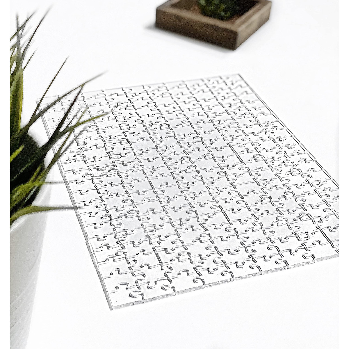 The Clearly Impossible Puzzle ® 100, 200, 500, 1000 Pieces Hard Puzzle for Adults Cool Difficult Puzzles Clear Hardest Puzzle - Difficult Funny Puzzle for Adults (200)