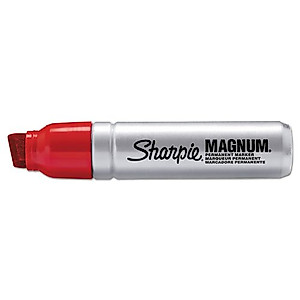 Sharpie Permanent Marker Magnum Red - Pack of 12