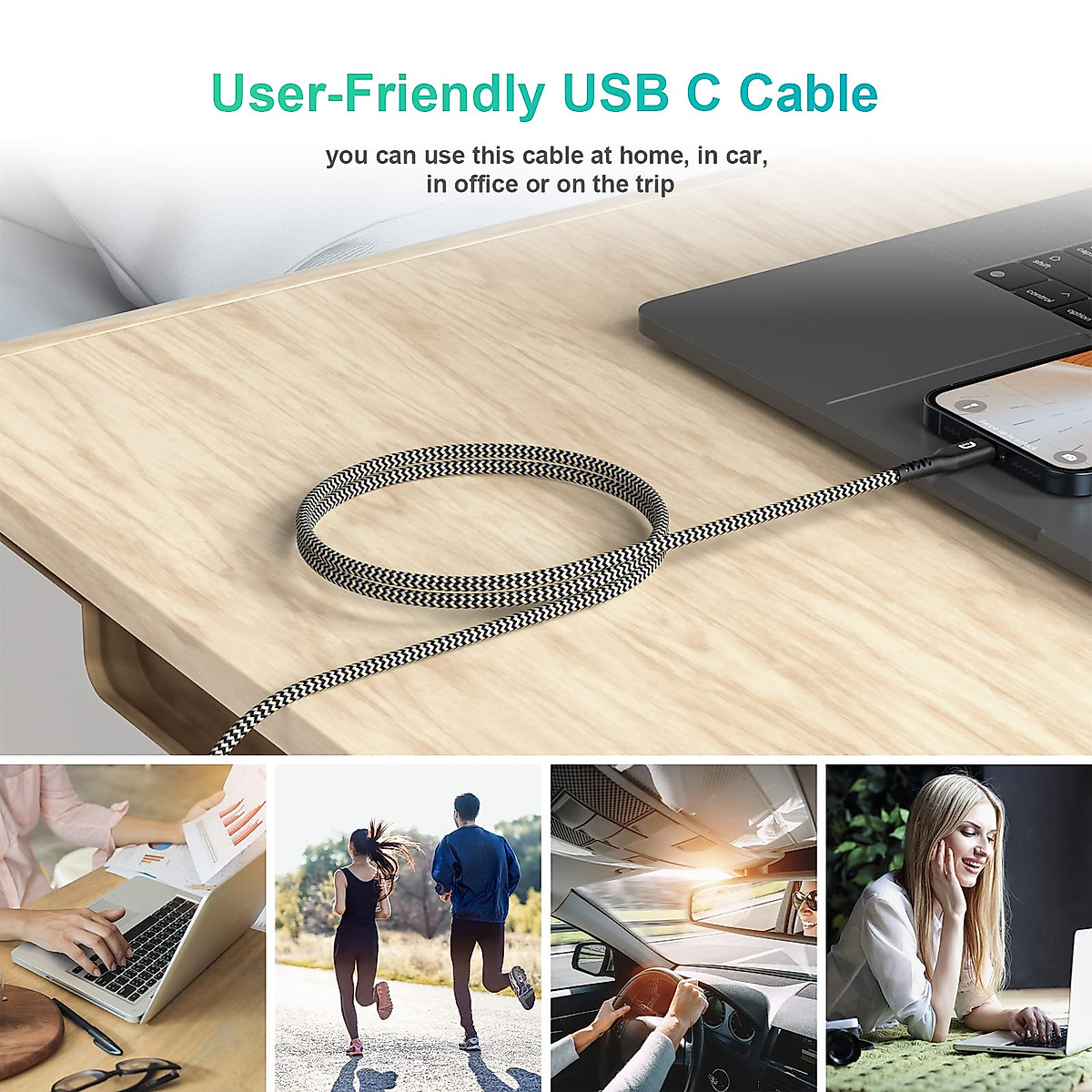 Zendure Portable Charger 10000mAh Power Bank 20W PD USB C Battery Pack QC 3.0 Cargador Portatil External Battery for iPhone, Tablet, Samsung, Switch and More-ZDC2LK3-BK