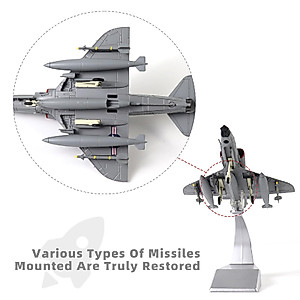 NUOTIE 1/72 A-4 Skyhawk Attack Pre-Build Diecast Metal Aircraft Model Kits U.S. Marine Corps Replica Military for Display Collection or Gift（VMA-242 1st Maw）